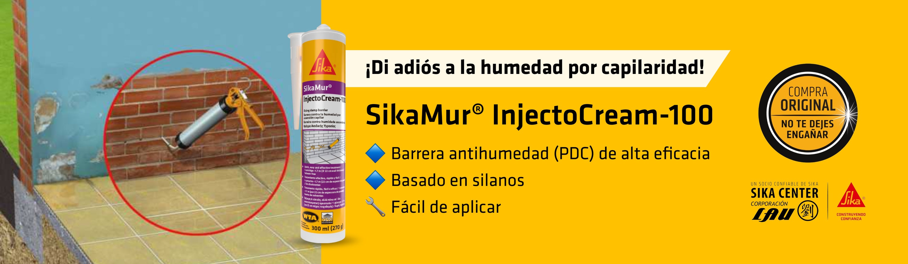 Tienda y distribuidora de materiales de construcción Sika – Corporación Lau